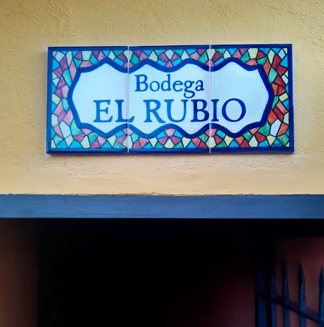 Rótulo para bodega | Matilde Cerámica Artística