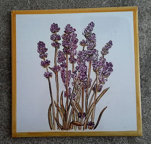 Azulejos de plantas para fachada. | Cerámica Artística | Matilde