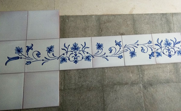 Zócalo para patio | Cerámica Artística | Matilde