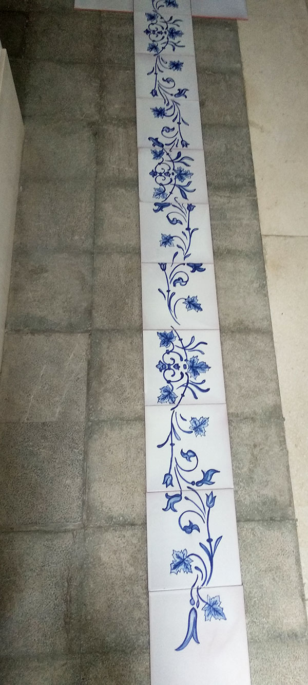 Zócalo para patio | Cerámica Artística | Matilde